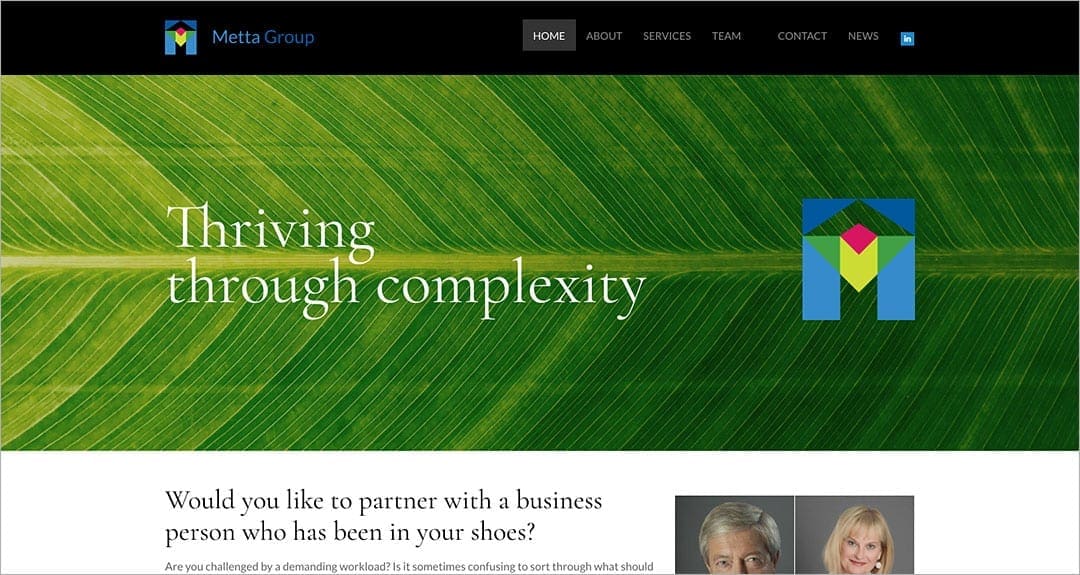 New client: Metta Group - Your Web Department