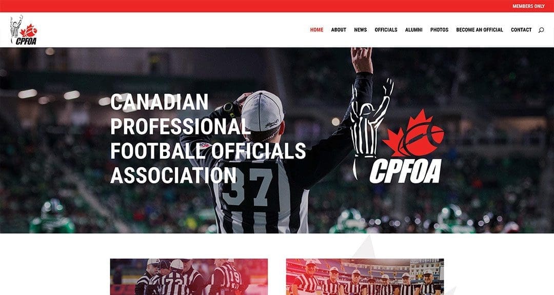 Canadian Professional Football Officials Association - Your Web ...